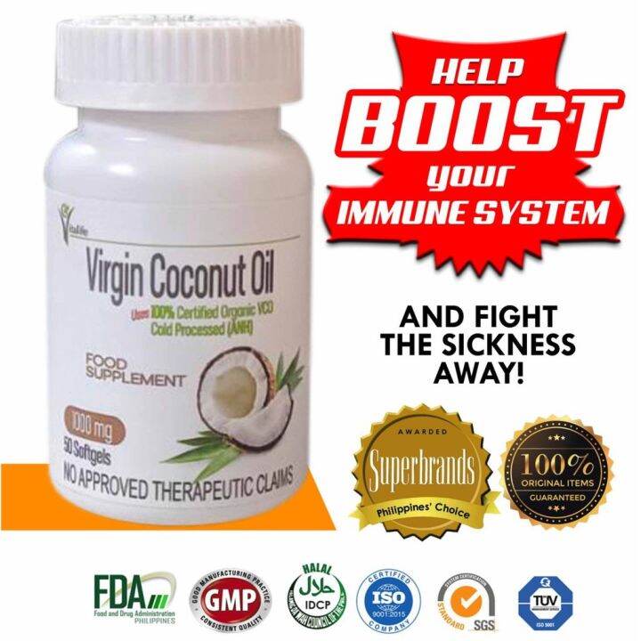 UNO Original Virgin Coconut Oil (VCO) 50Softgels - Multipurpose ...