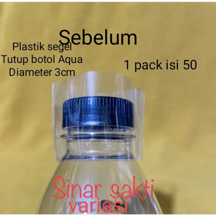 PLASTIK SHRINK PLASTIK SEGEL TUTUP BOTOL DIAMETER 3 CM ( isi 50 ) Tutup ...