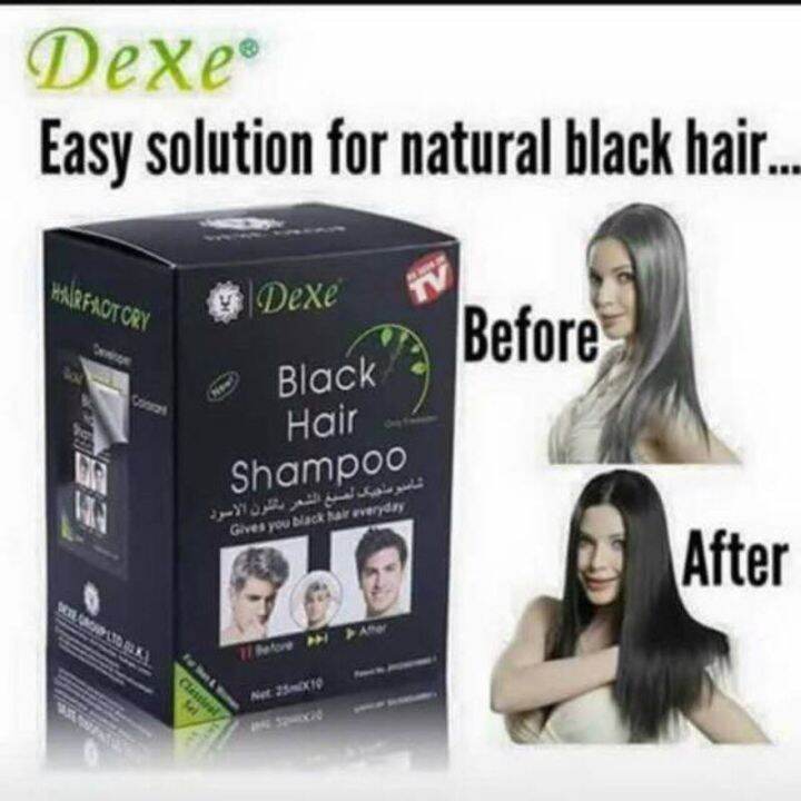 1box (10sachet) DiSAAR Brown and Black Hair Shampoo Hair Color ...