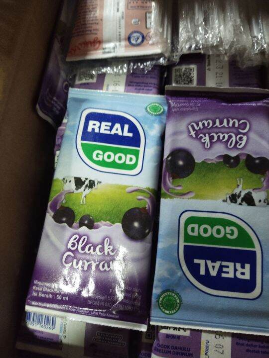 minuman real good black currant & STROBERY minuman juice 1 dus isi 48 ...