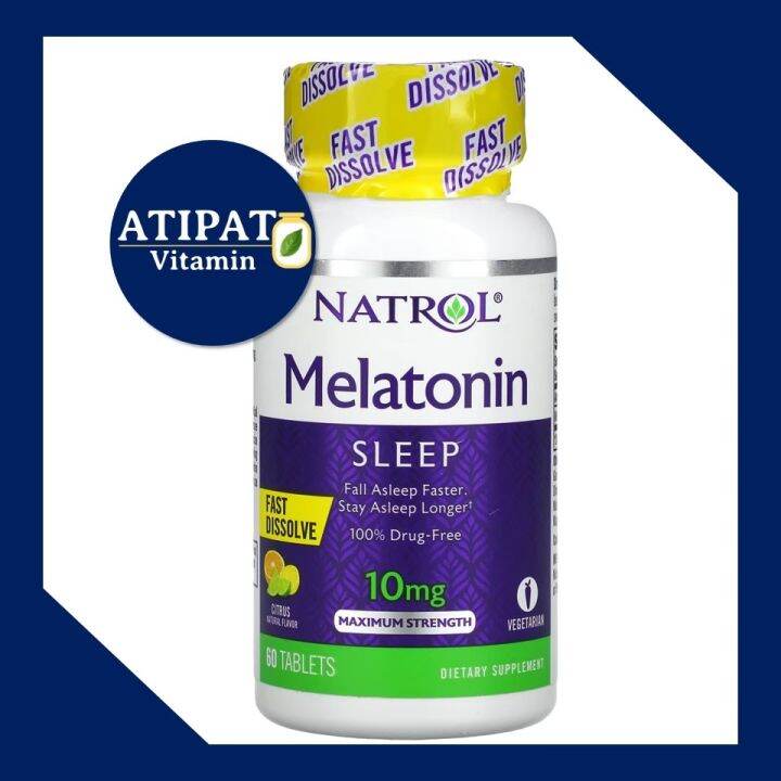 Natrol , 10 Mg , 60 Tablets , Citrus , ของแท้ มีสินค้าพร้อมส่ง | Lazada ...