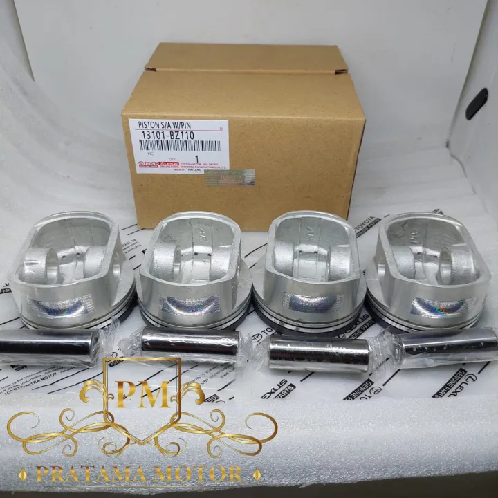 PISTON ASSY SEHER SET TOYOTA AVANZA XENIA 1.3 1300CC VVTI STD -OS 100 ORIGINAL | Lazada Indonesia