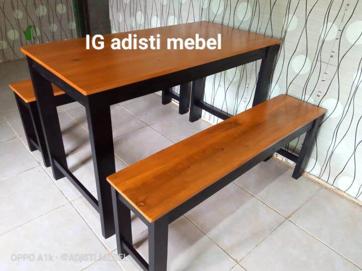 meja kursi cafe kedai minimalis | Lazada Indonesia