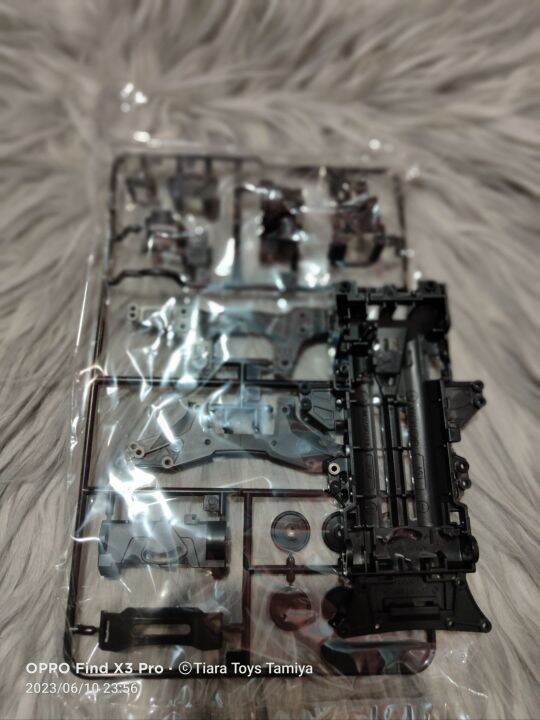 Tamiya Vz Chassis Set / Casis Vz ABS Resin Black + Gearbox Hitam Mij ...