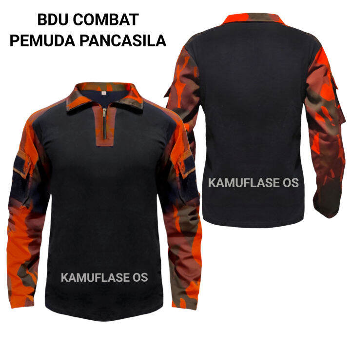 BAJU BDU TACTICAL PP KAOS COMBAT TAKTICAL Loreng Pemuda Pancasila. | Lazada Indonesia