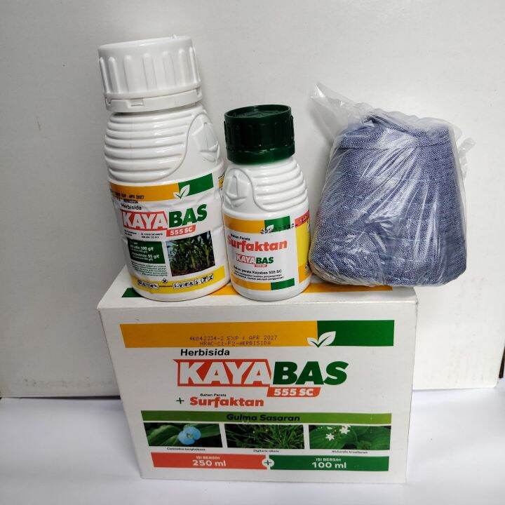 Herbisida KAYABAS 555 SC Plus SURFAKTAN 250ml Obat Pembasmi Gulma Pada ...