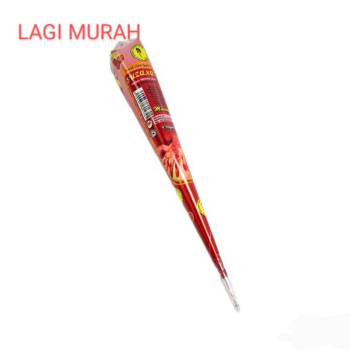 Suzana Instant Mehandi Cone Maroon +_35G (Ready Stock in Malaysia) | Lazada