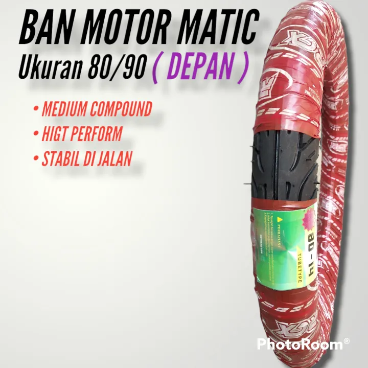 Ban Depan Motor Matic VARIO, BEAT, MIO, SPIN, SCOOPY, Ukuran 80/90 ...