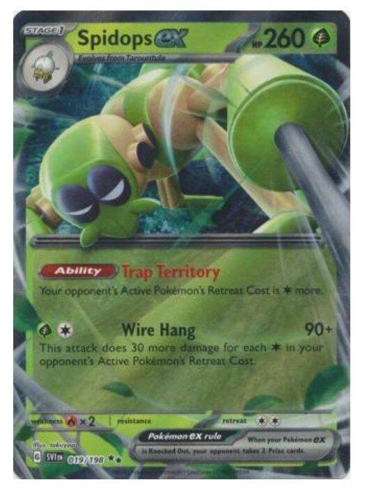 Spidops ex - 019/198 - Ultra Rare Scarlet & Violet (Base Set) | Lazada PH