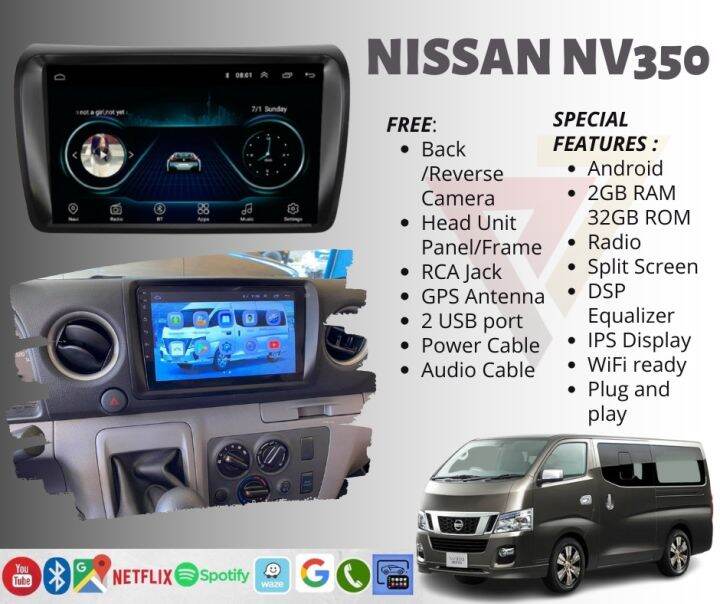 T3 Nissan NV350 Astral Android Head Unit | Lazada PH