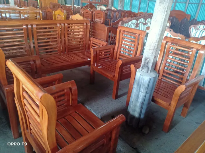 wooden sala set,full set | Lazada PH