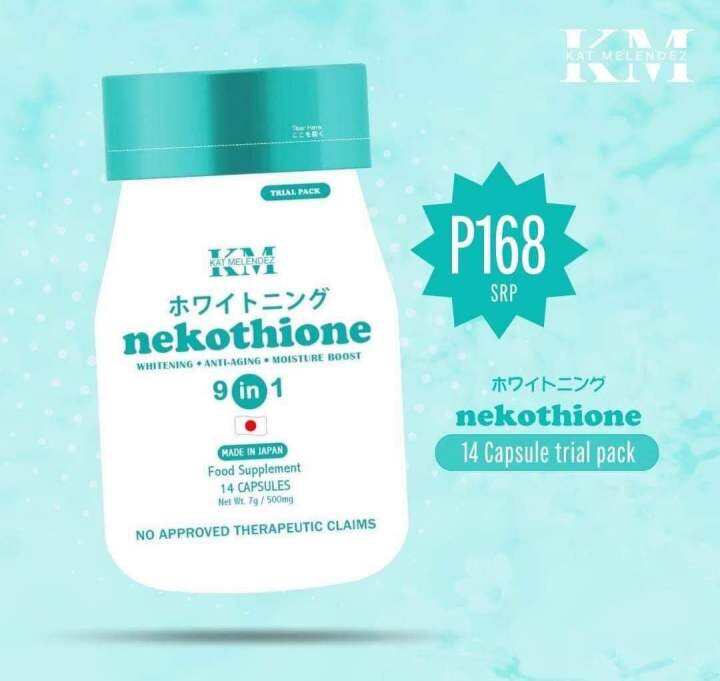 Nekothione 9in1 Trial Pack 14 Capsules FDA Approved Made In Japan Neko By Kat Melendez | Lazada PH