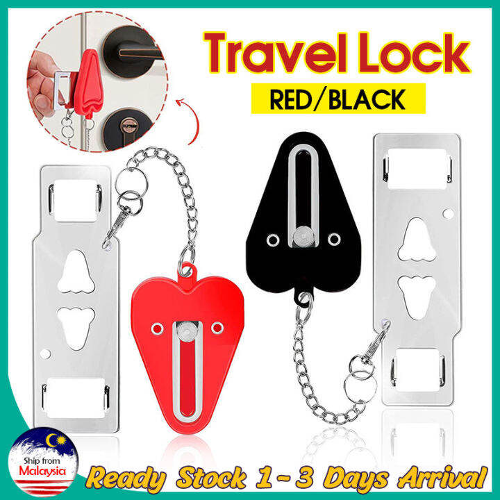 Portable Door Lock Safety Portable Door Lock For Travel Home Security ...