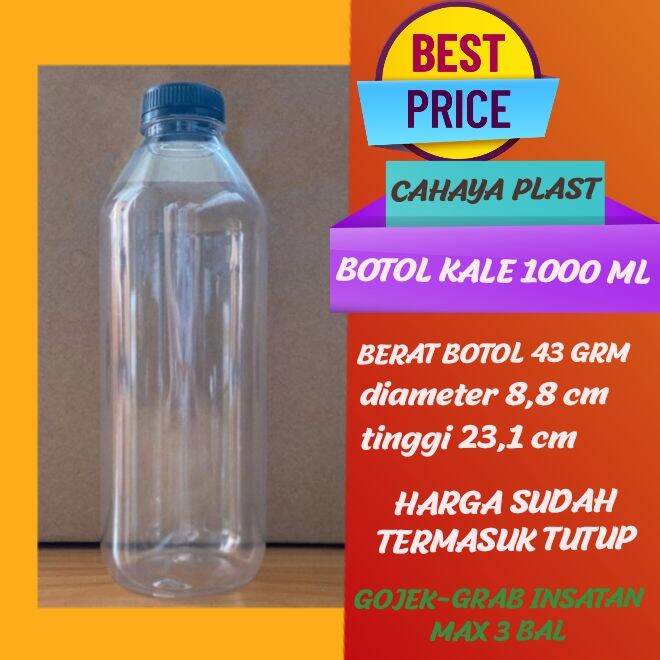 Botol Kale 1000Ml-Botol Plastik 1000Ml-Botol Minuman 1000Ml-Per 50 25 ...