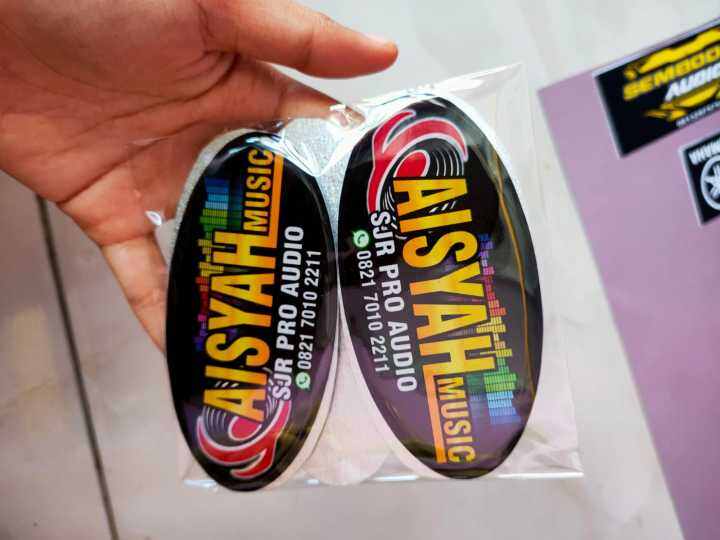 emblem logo sound system custome | Lazada Indonesia