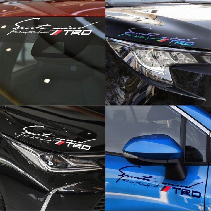 car sticker TRD bonet stiker TRD door wind screen sticker | Lazada