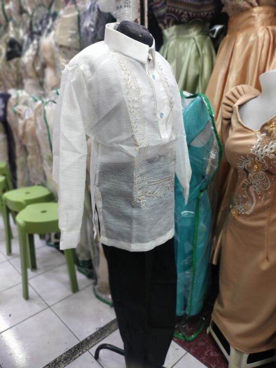 Barong Tagalog for kids ( for graduation) | Lazada PH