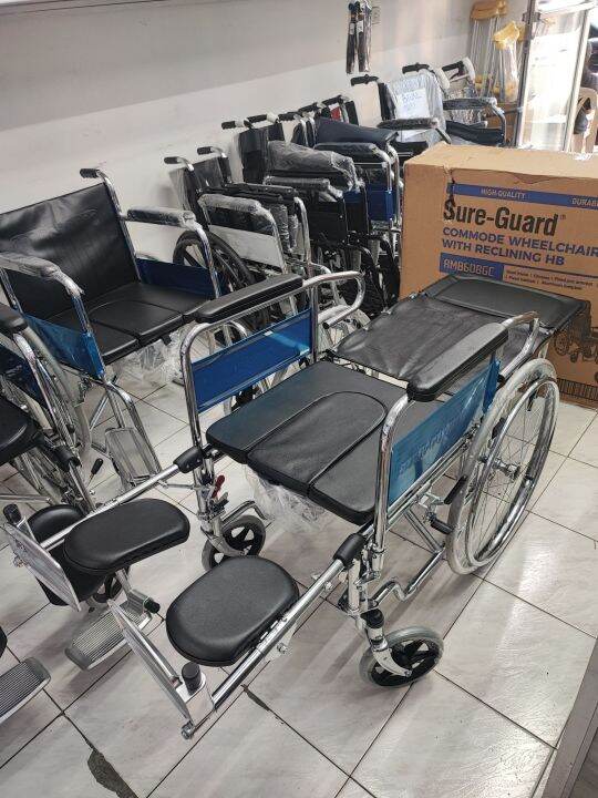 Reclining Commode Wheelchair - Heavy Duty | Lazada PH