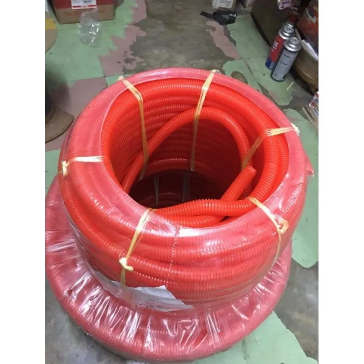 high quality orange flexible hose 1/2", 3/4", 1" per roll available! | Lazada PH