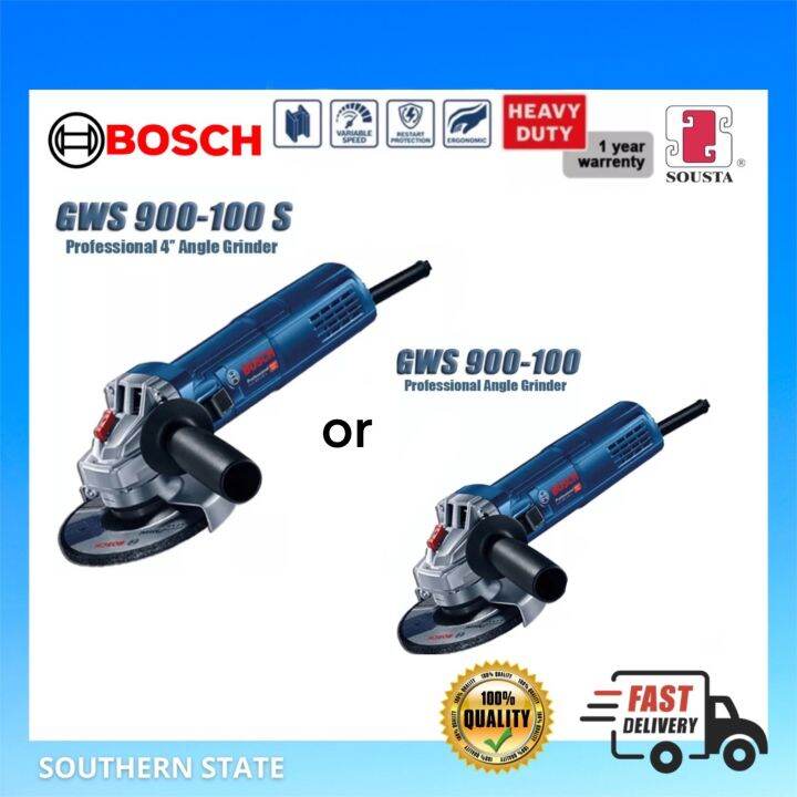 BOSCH ANGLE GRINDER MEULEUSE ANGULAIRE GWS 900-100S/ GWS 900-100 ONE ...