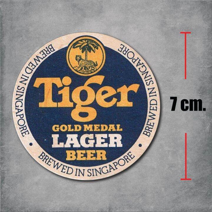 sticker pvc TIGER BEER สติกเกอร์ เบียร์ไทเกอร์ งานออฟเซ็ทแท้ กันน้ำ กัน ...
