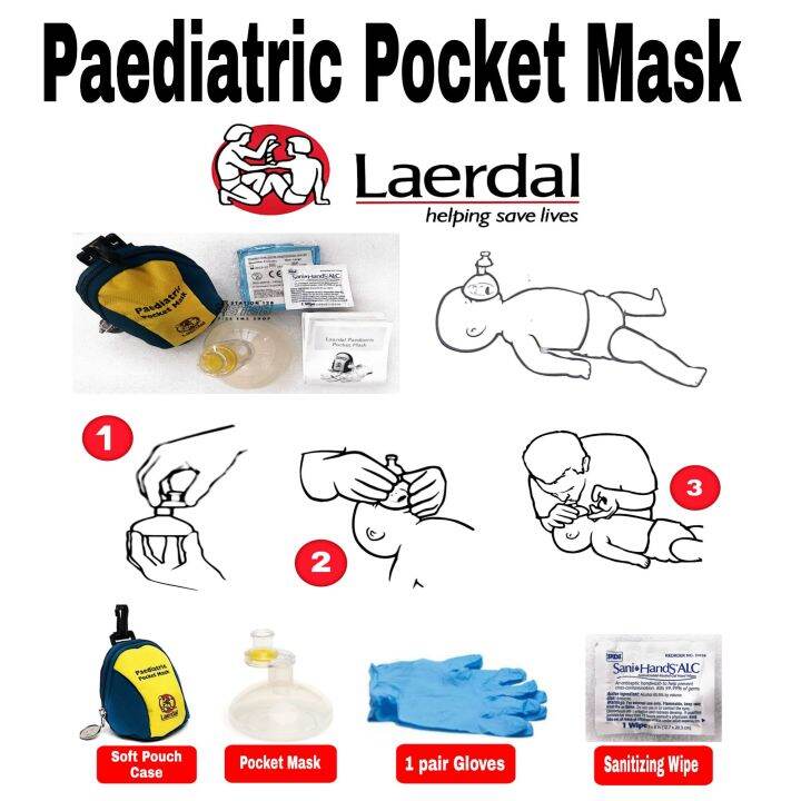 Laerdal Paediatric Pocket Mask | Lazada PH