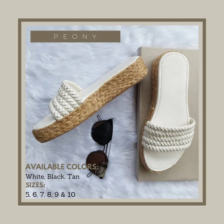 Abaca Sandals / Footwear / Comfy wedge sandals / Abaca footwear | Lazada PH