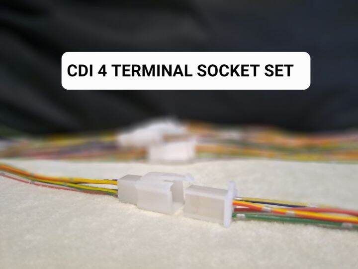 CDI 4 TERMINAL SOCKET WITH AUTO WIRE HEAVY DUTY | Lazada PH