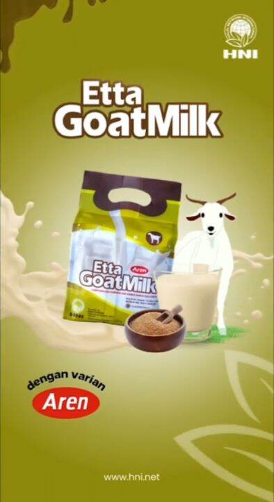 Etta Goat Milk Gula Aren Hni Hpai || Susu Kambing Bubuk Rasa Gula Aren ...