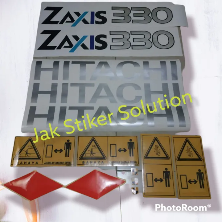 Stiker Hitachi Zaxis 330 Sticker Alat Berat Excavator | Lazada Indonesia