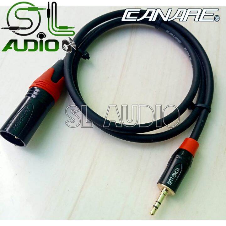 kabel audio hp hape ke mixer jack jek 3.5mm stereo to xlr male panjang ...