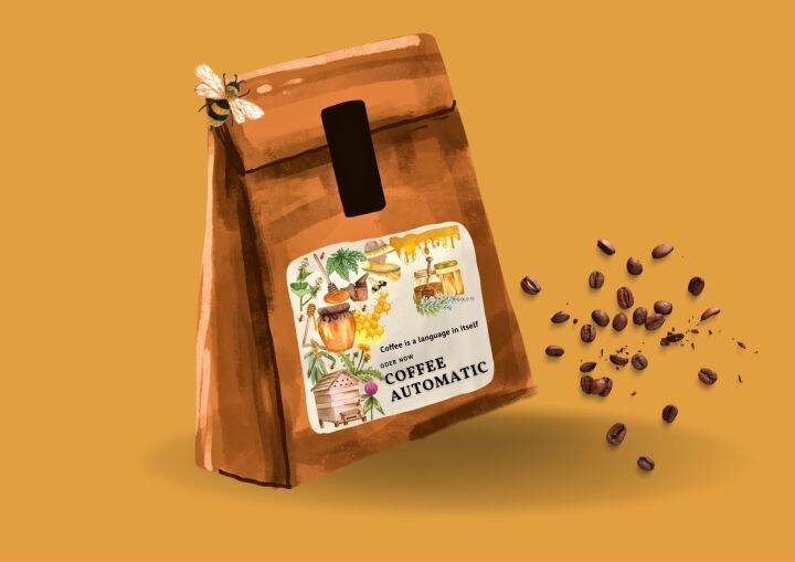 เมล็ดกาแฟคั่วบด AUTOMATIC COFFEES | Lazada.co.th