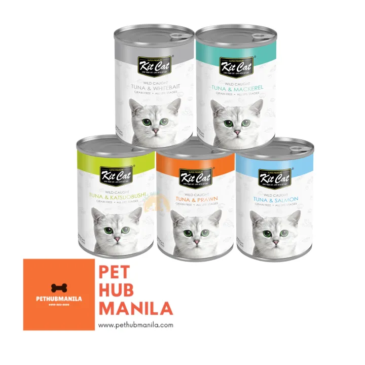 Kit Cat Grain Free Wet Cat Food 400g (5 Assorted Flavors) | Lazada PH