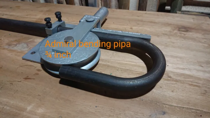 Alat roll bending pipa besi ukuran 3/4 inch diameter pipa besi 25mm ...