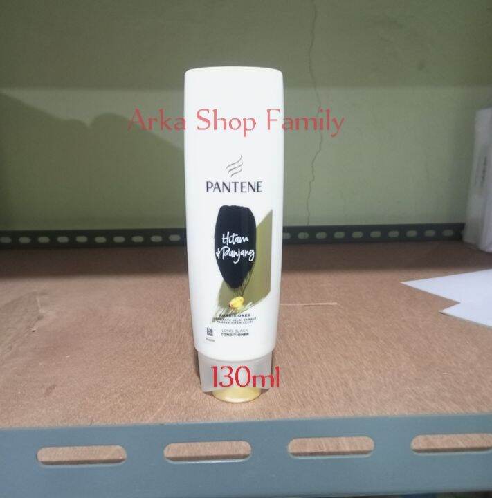 PANTENE Conditioner Hitam Panjang 130ml - Kondisioner Long Black Glow ...