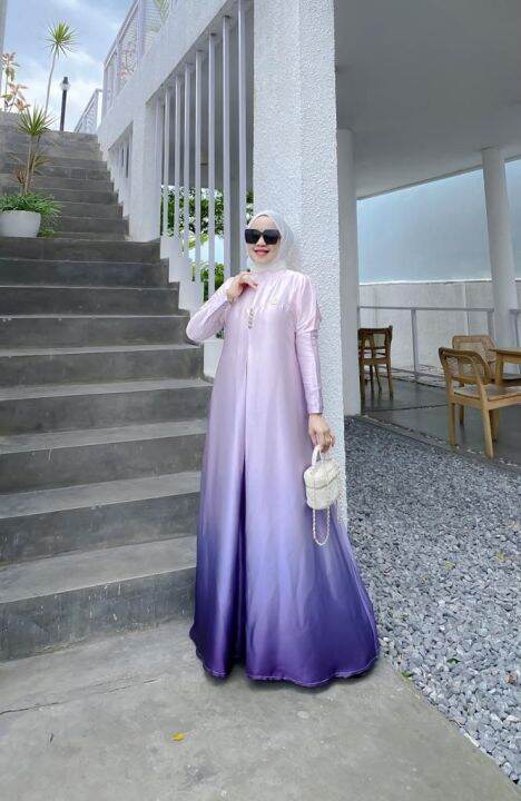 Dress Gradasi Arendelle import Premium | Lazada Indonesia