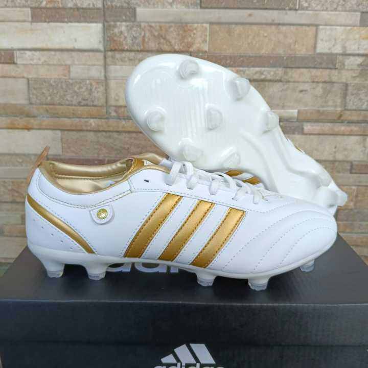Sepatu Bola Adidas Adipure White Gold Fg | Lazada Indonesia