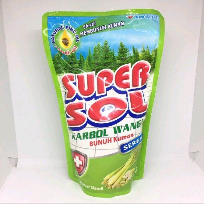 Super Sol Karbol Wangi Sereh 750ml | Lazada Indonesia