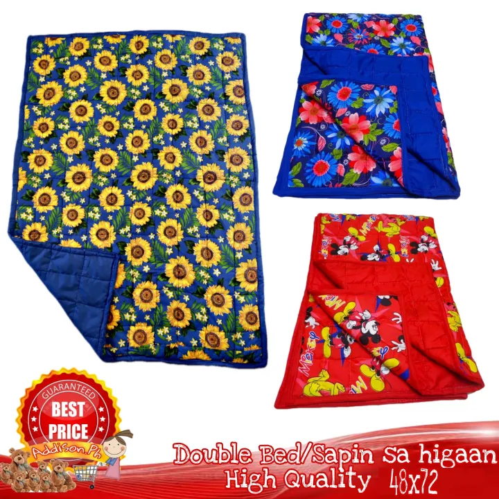 Double Mat / Sapin sa higaan / Panapin 43x62 | Lazada PH