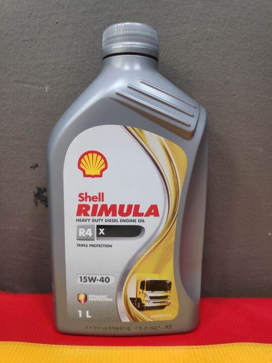 Shell Lubricant Oil Rimula R4 X 15w-40 1L (Minyak Hitam Lori) | Lazada