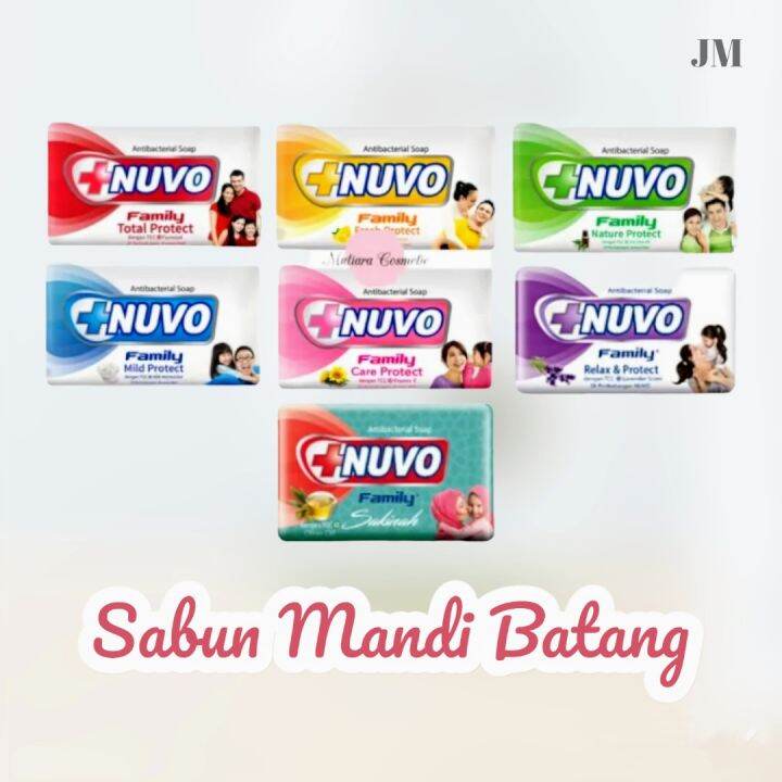 Nuvo Family Antibacterial Soap / Sabun Mandi Batang 76g | Lazada Indonesia