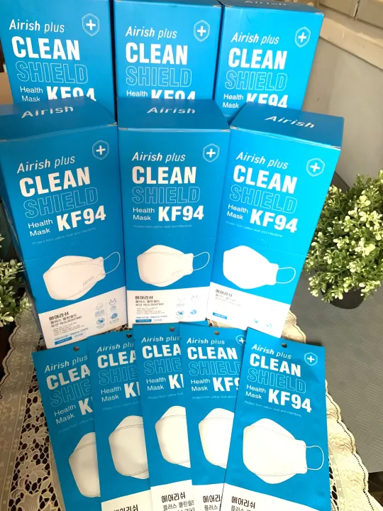 Airish Plus Clean Shield Health Mask white KF94 Original Product from ...