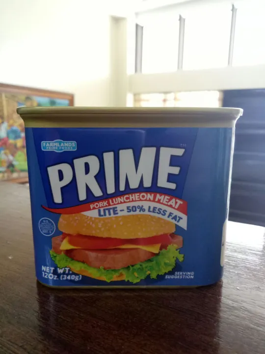 PRIME Pork Luncheon Meat 50% less fat - 340g (Product of USA) | Lazada PH