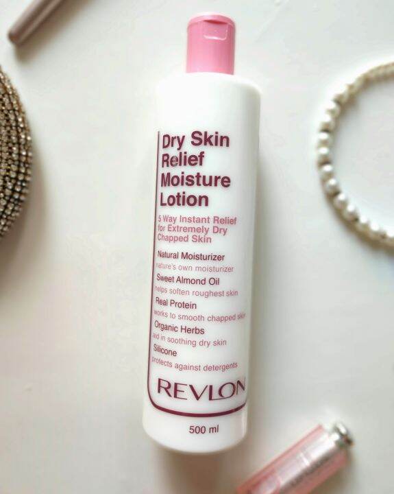 โลชั่นทาผิวสำหรับผิวแห้ง Revlon dry skin relief moisture lotion 500ml ...