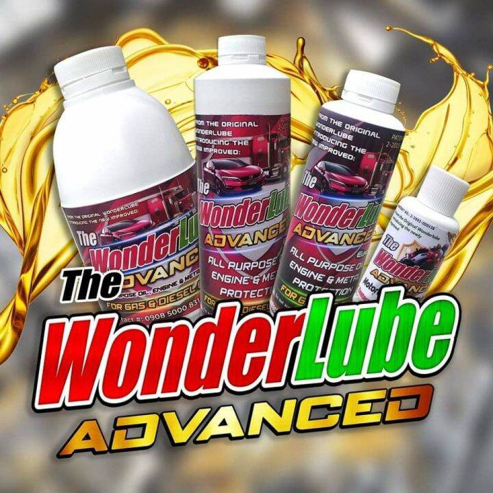 WONDERLUBE ADVANCED (3.5 in diameter, 9 cm height) magnetic oil ...