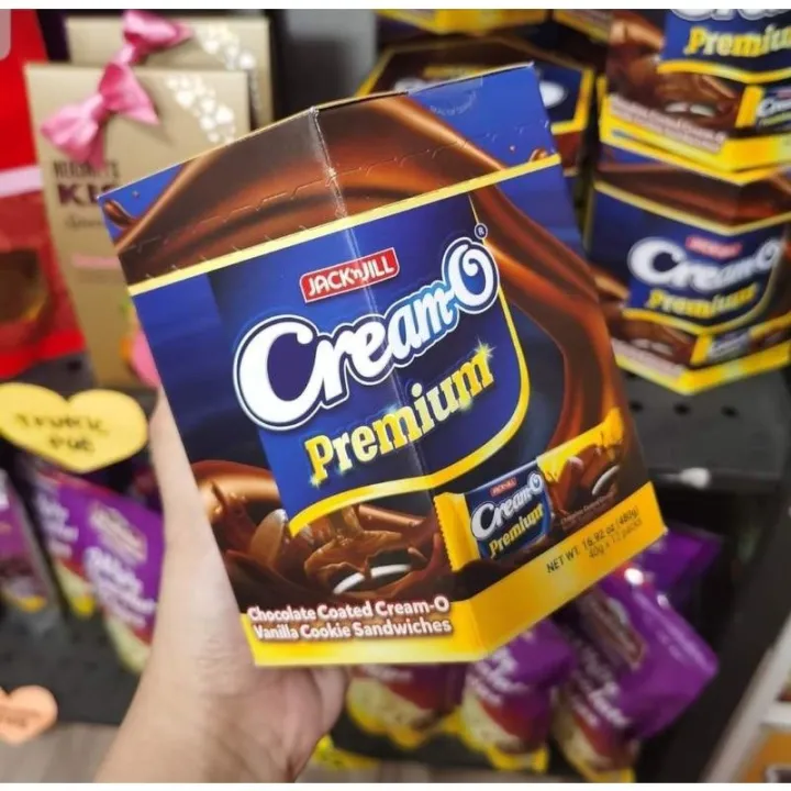 Cream O Premium Chocolate Coated Cookies 1box (12sachets insidex30g)BB ...