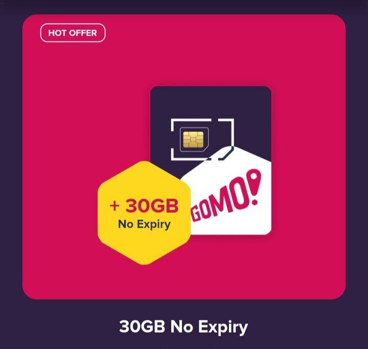 GOMO Sim Card with 30 GB No Expiry | Lazada PH