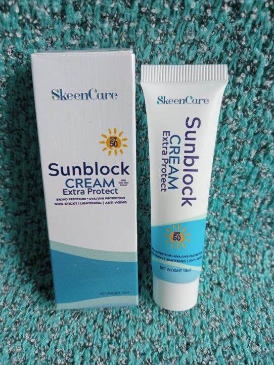SKEENCARE SUNBLOCK CREAM EXTRA PROTECT SPF50 15ml | Lazada PH