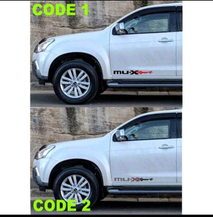 Isuzu Mux/Mu-X Sport Sticker doors Set 2pcs | Lazada PH