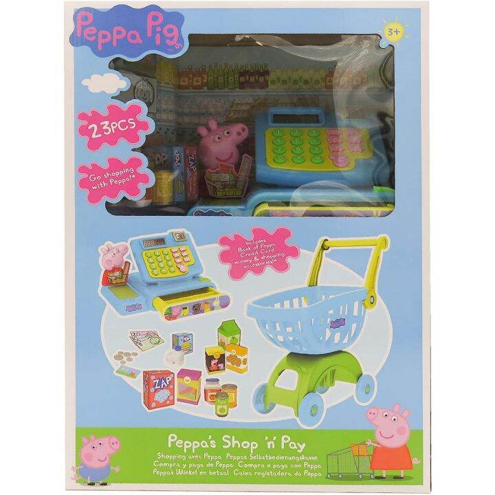 Peppa's pig peppa shop and pay supermarket original | Lazada Indonesia